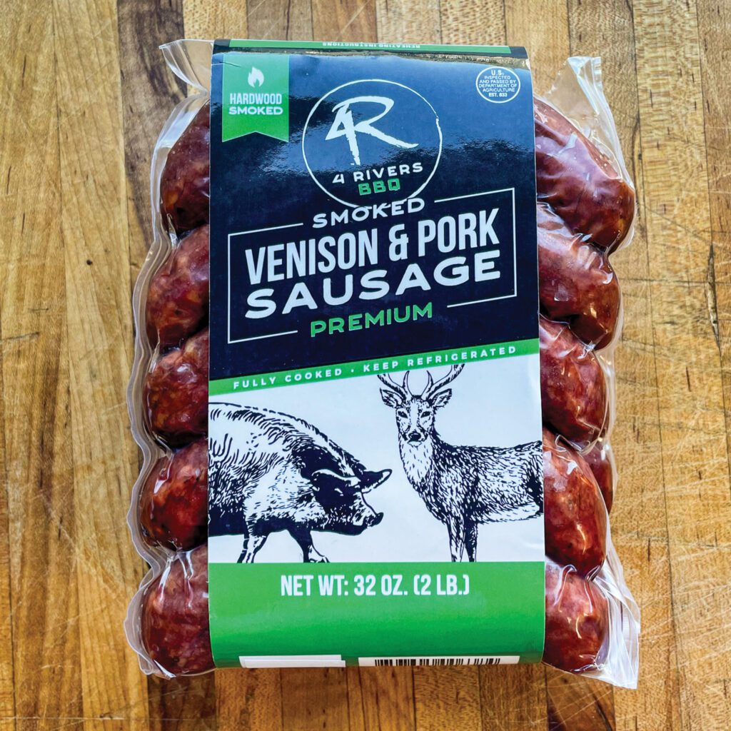 4 Rivers Smoked Premium Venison and Pork Sausage - 4 Rivers Smokehouse